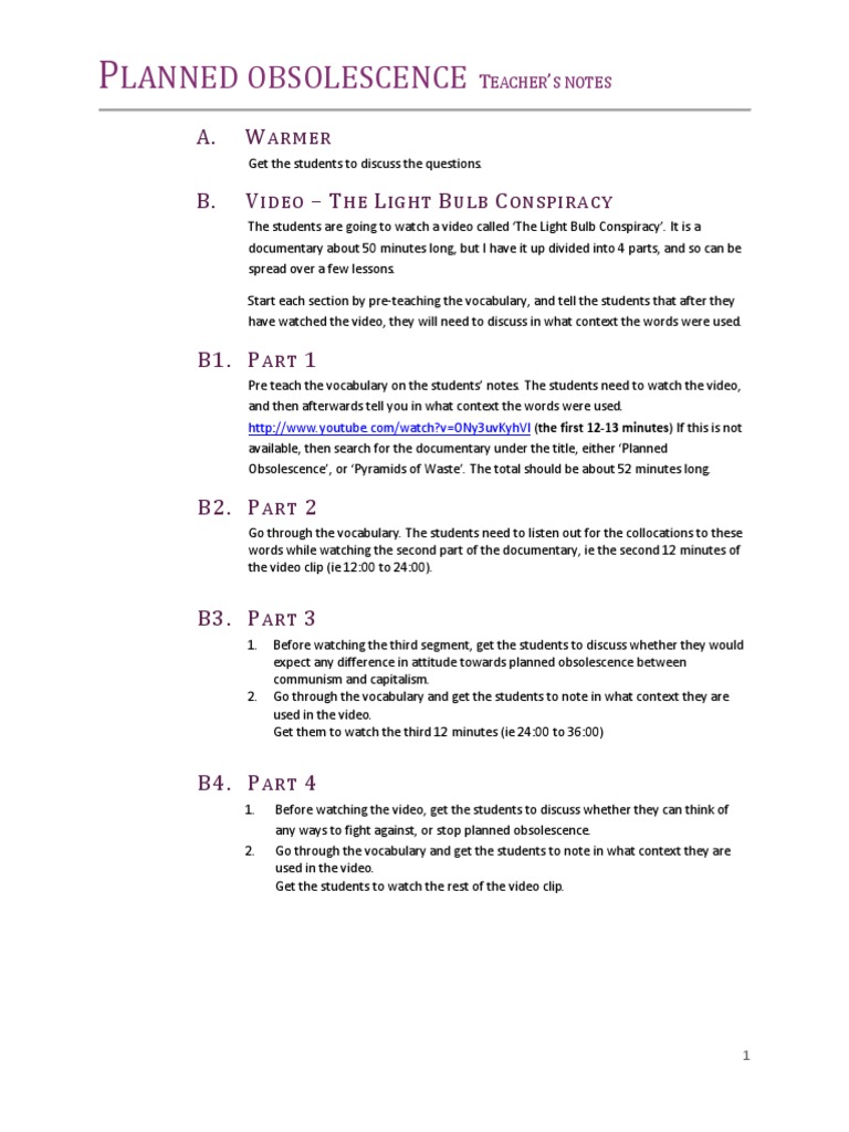 planned-obsolescence.pdf | Production And Manufacturing | Industries ...