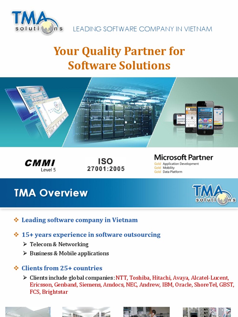 TMA Presentation | PDF | Mobile Phones | Web Application