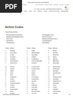 Airlines 2-Letter IATA Codes | PDF | Airlines | Industries