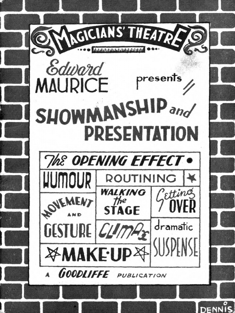 Showmanship and Presentation | PDF