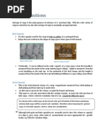 Definitions of Bale and Grain Capacity and Others | PDF | Tonnage | Ships