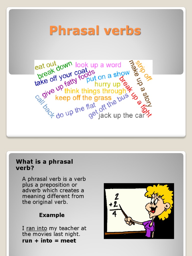 Phrasal Verbs | PDF | Verb | Semiotics