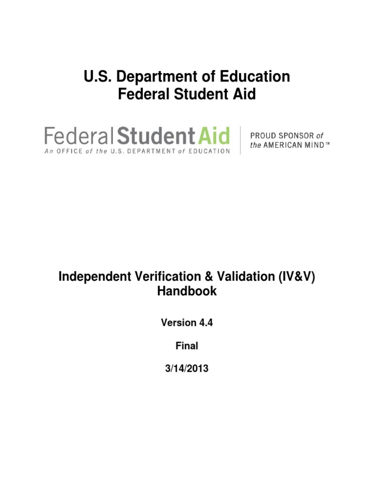 IVV Handbook | PDF | Verification And Validation | Software Development ...