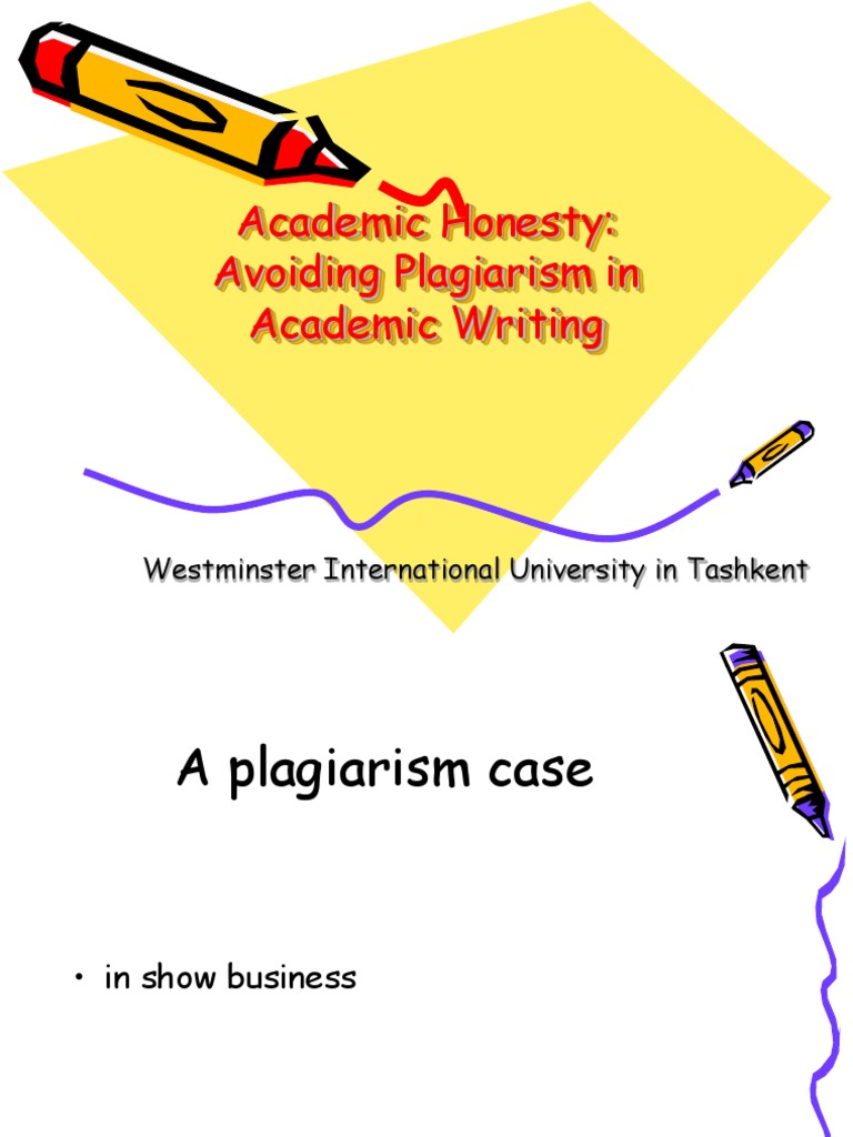 Lecture 2 Avoiding Plagiarism in Academic Writing | PDF | Plagiarism ...
