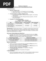 Electrolyte Replacement Guidelines for ICU | PDF | Magnesium | Dialysis