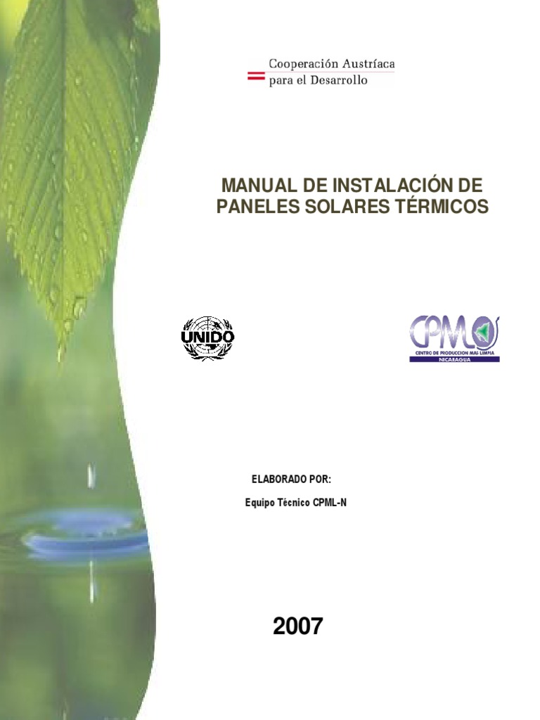 Manual de Instalacion de Paneles Solares PDF | PDF | Energía solar ...