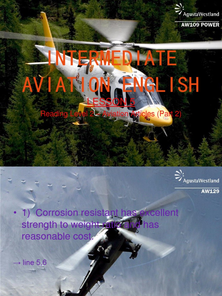 Intermediate Aviation English L5 | PDF | Science & Mathematics