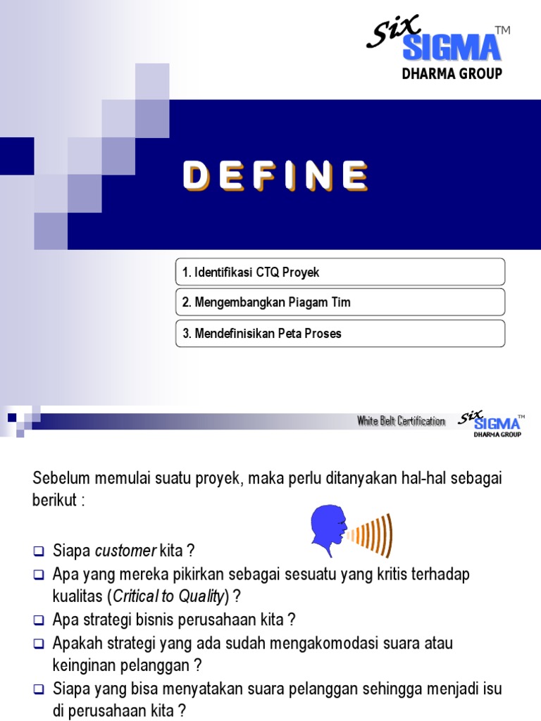 Define | PDF | Bisnis