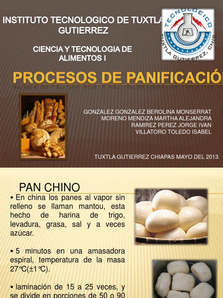 Procesos de Panificación | PDF | Panes | Levadura