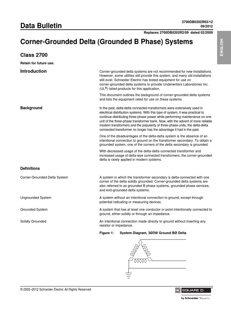 Corner Grounded Delta PDF | PDF | Electric Power Distribution | Fuse ...