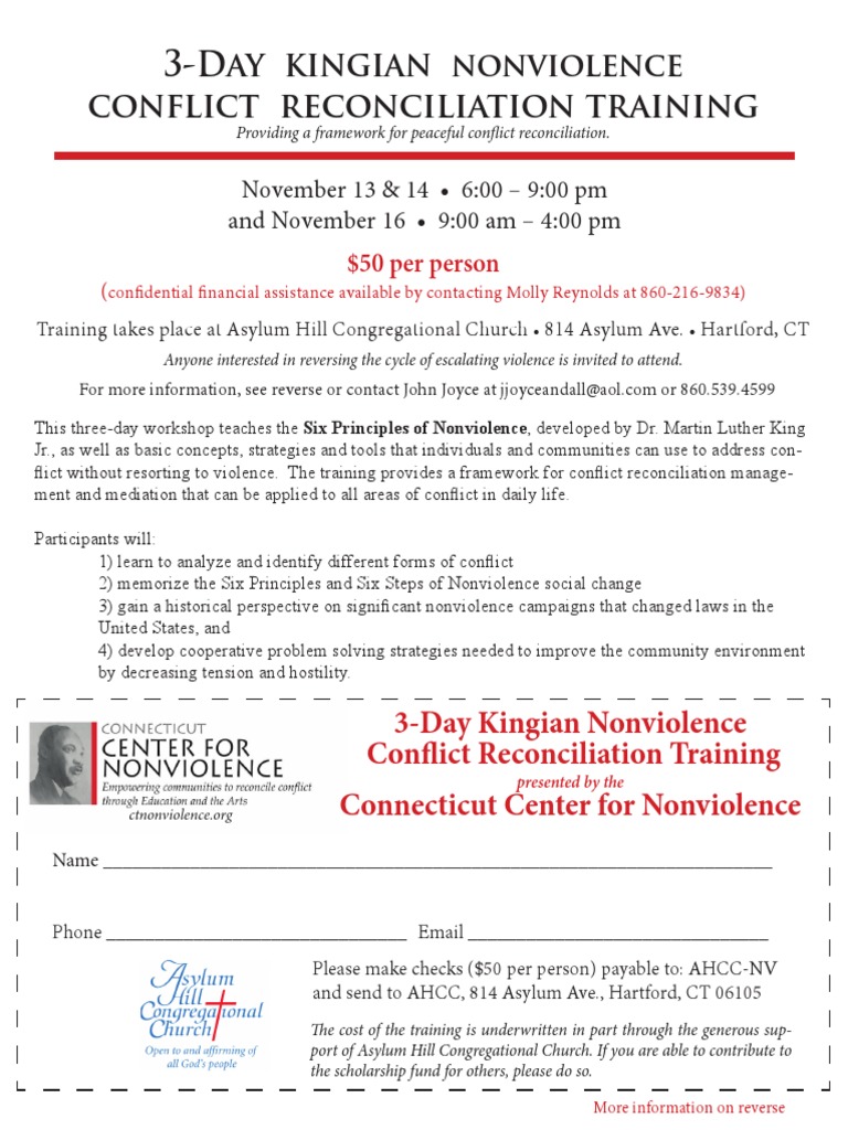 Suso Nonviolence Training Flyer Nov 2013-1 | Download Free PDF ...
