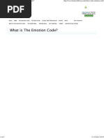 Emotion Code Chart | PDF | Emotions | Anxiety