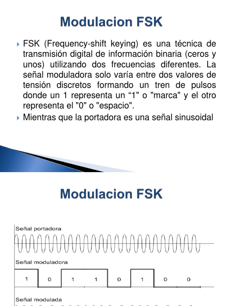 Modulacion FSK | PDF | Modulación | Telecomunicaciones