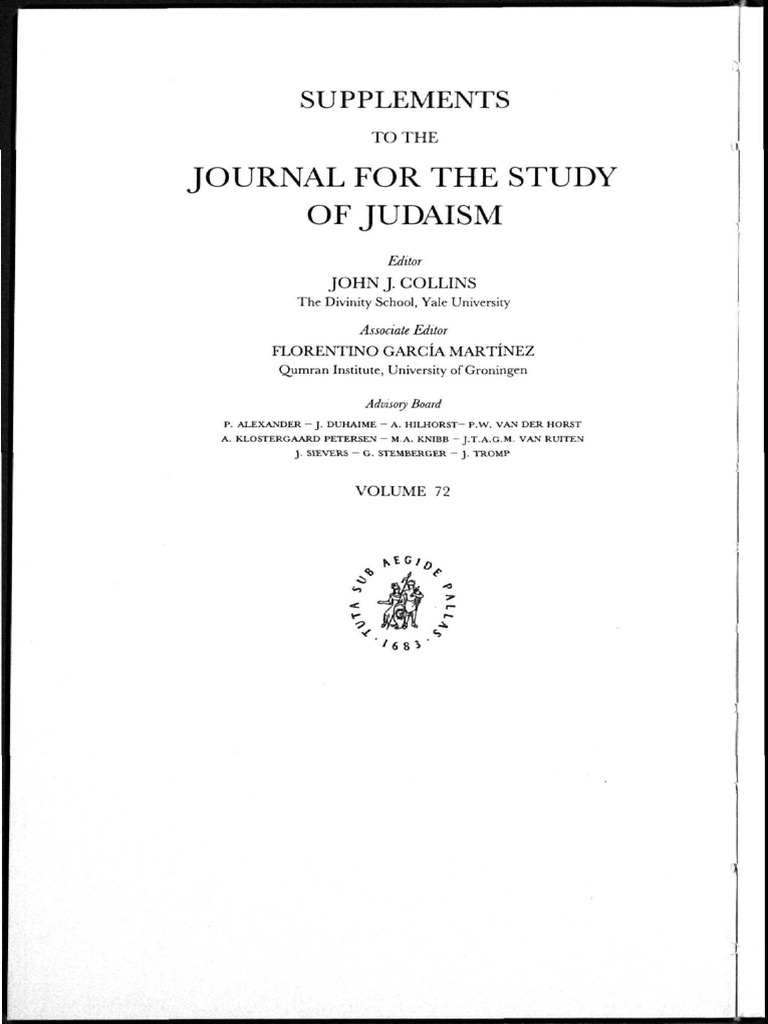 2001 - Johannes Tromp - The Davidic Messiah in Jewish Eschatology of ...