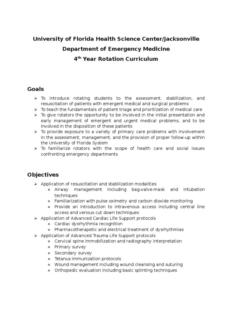 University of Florida Health Science Center/Jacksonville Department of ...