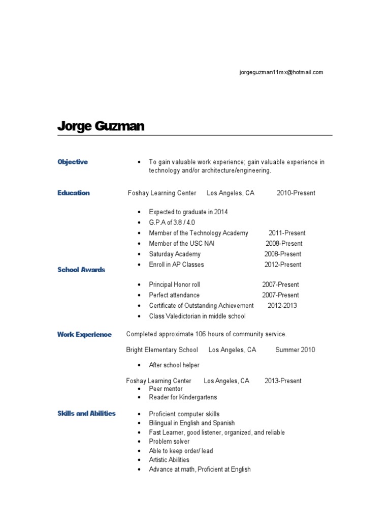 Final Resume 1page Final | PDF