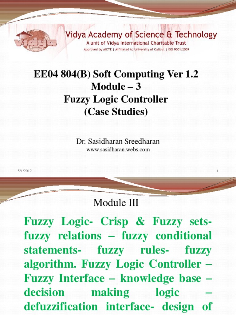 Class 1 April 2012 PDF | PDF | Fuzzy Logic | Artificial Intelligence