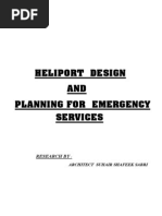 Helipad Design and Dimension Standards | PDF | Structural Load | Helicopter