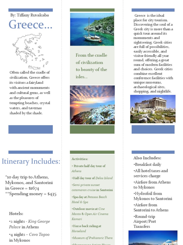 Greece Brochure | Download Free PDF | Athens | Greece