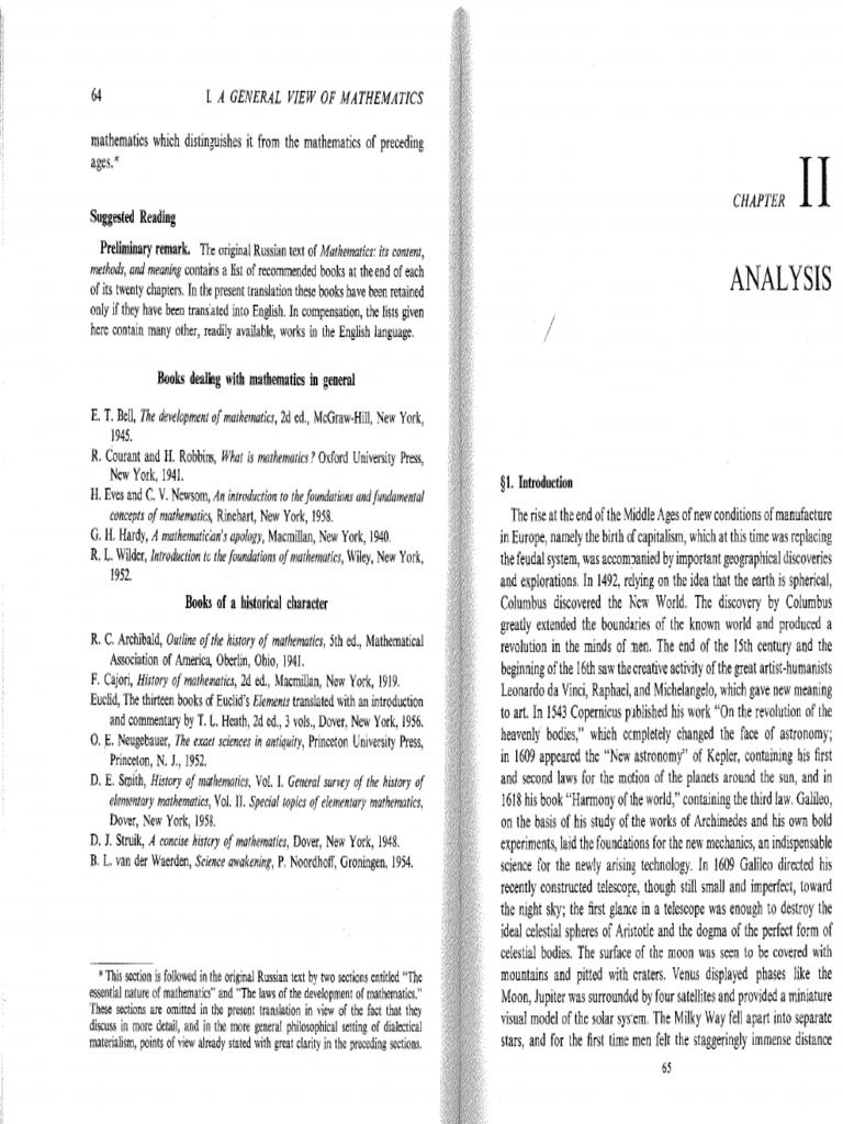 Mathematics - Its Content, Methods, and Meaning PDF | PDF