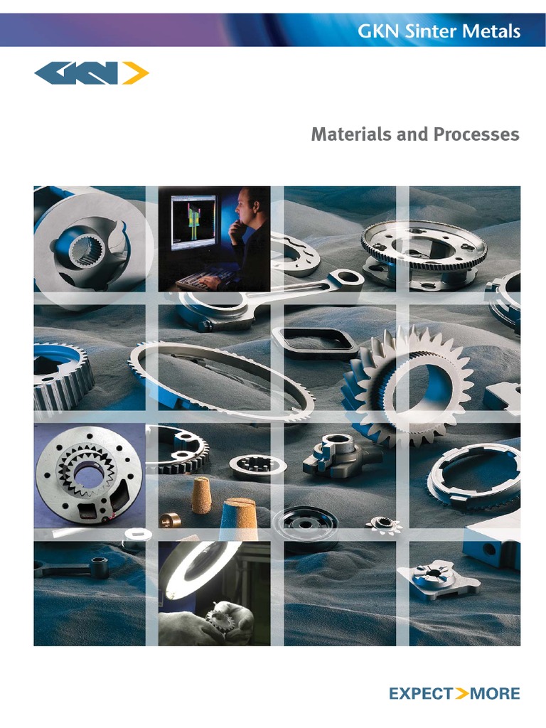 GKN Materials and Processes EN PDF | PDF | Forging | Sintering