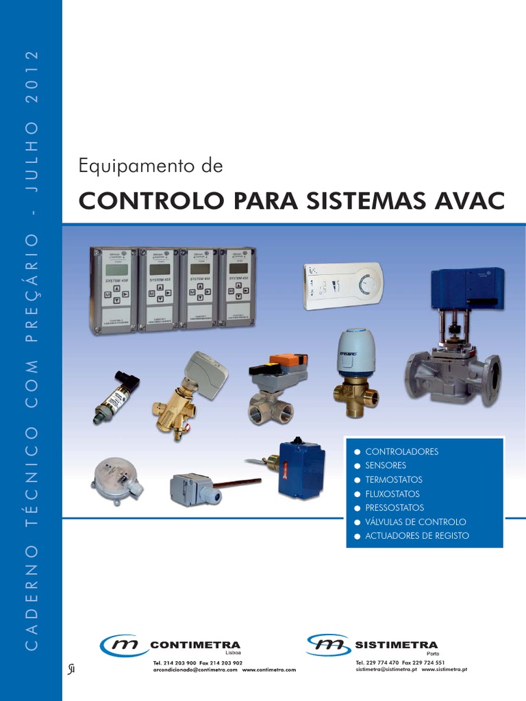 Equipamento de Controlo para Sistemas AVAC | PDF | AVAC | Umidade