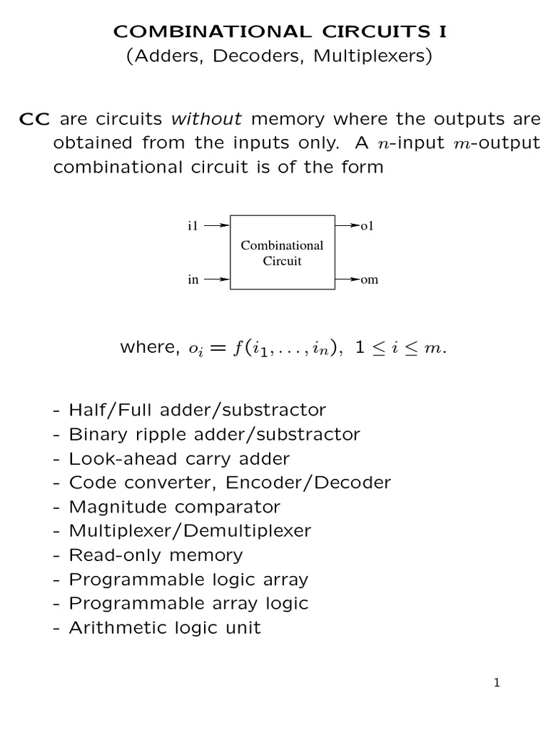 Adders Subtractors Pdf Pdf Arithmetic Electrical Circuits