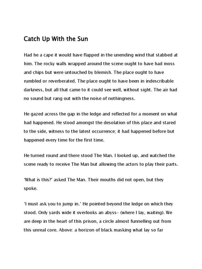 Catching The Sun | PDF