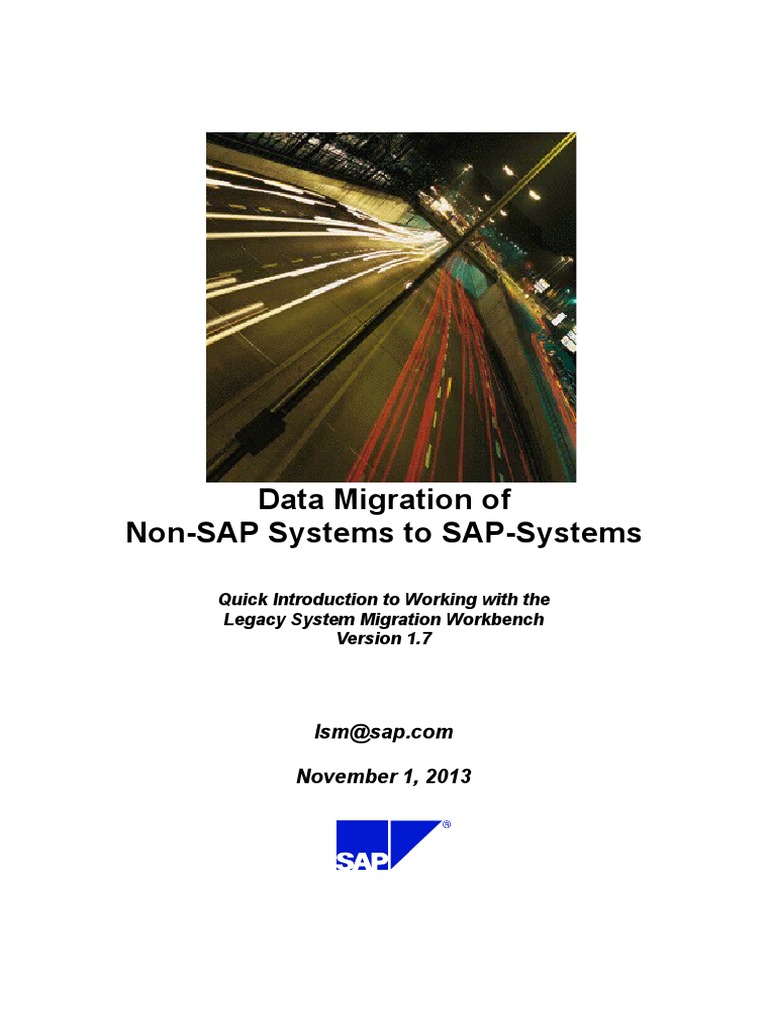 LSMW Complete Guide | PDF | Computer Data | Data Management