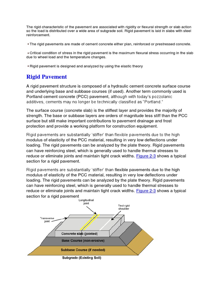 Rigid Pavement | PDF | Road Surface | Materials Science