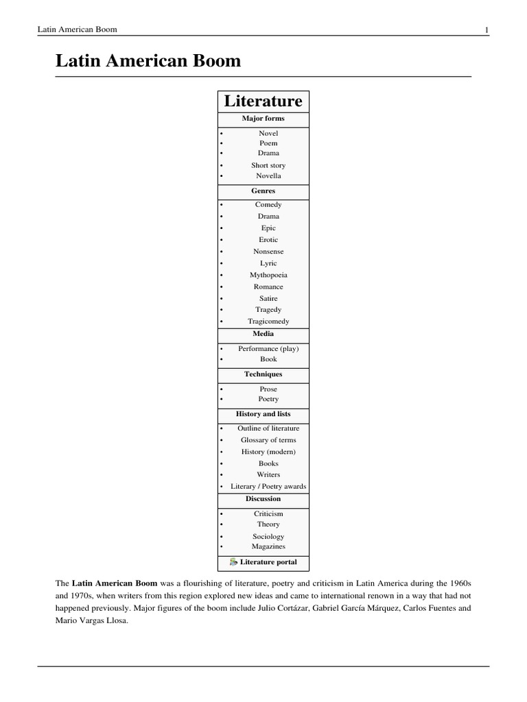 Latin American Boom | PDF