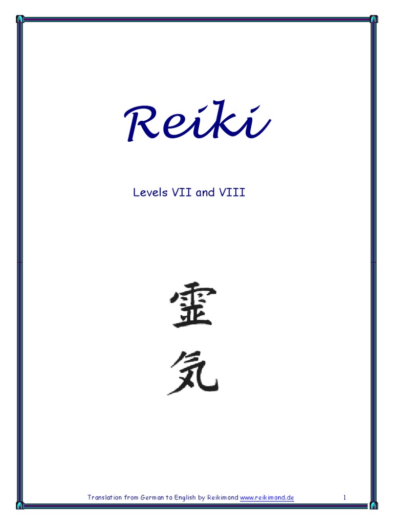 Understanding Reiki Levels VII and VIII | PDF | Deception | Meditation