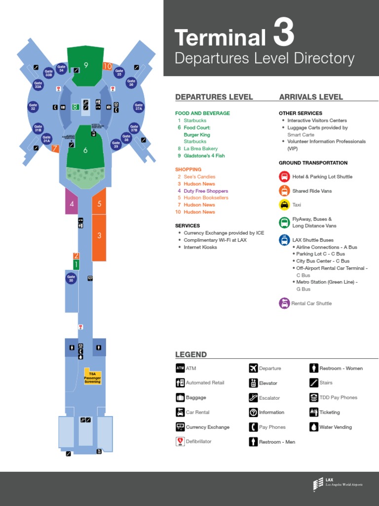Maps of Terminal 3, Where The Shooting Occurred | PDF