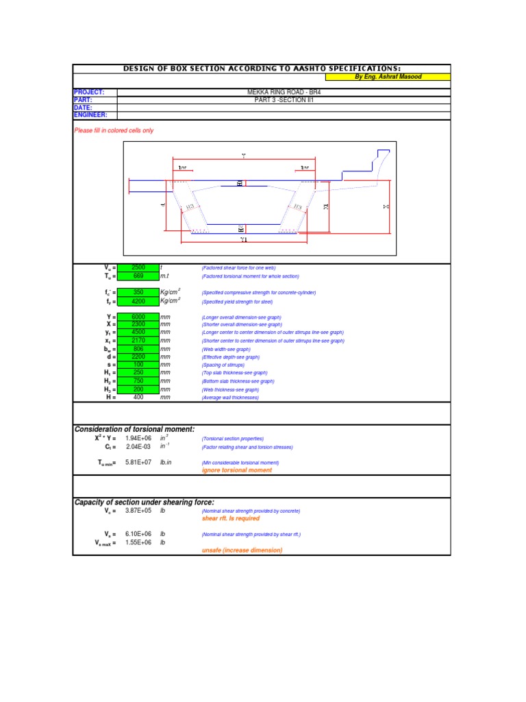 Aashto Shear and Torsion | PDF