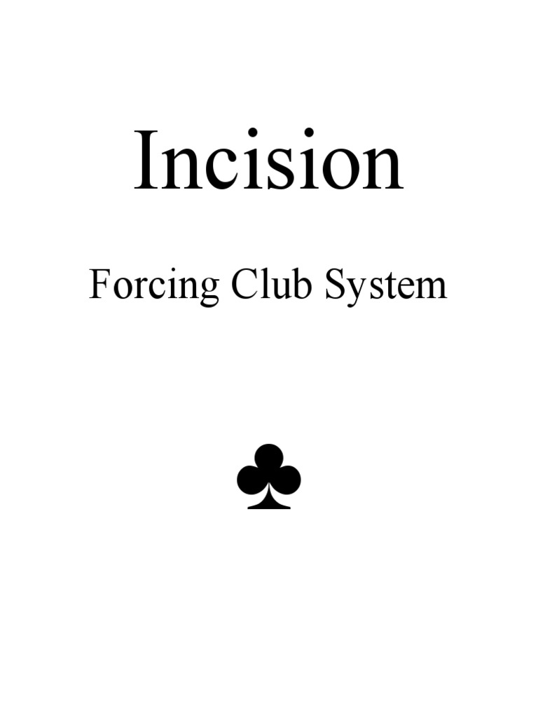 Incision PDF | PDF | Plain Trick Games | French Deck Card Games