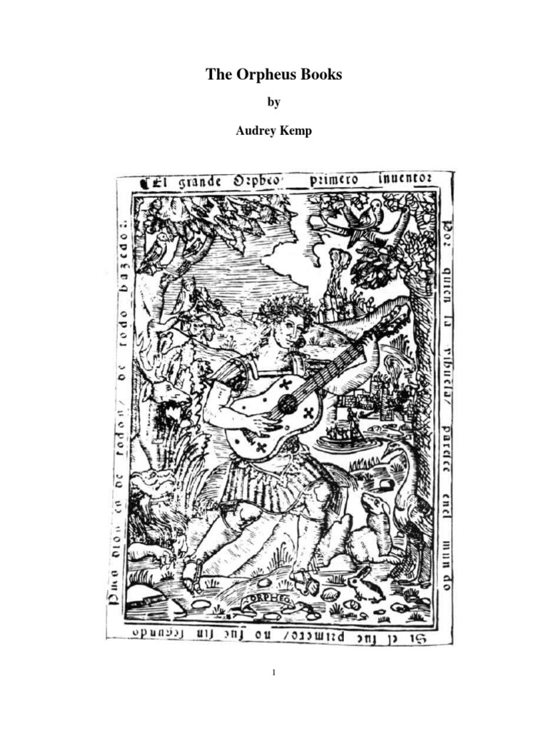 The Orpheus Books | PDF | Orpheus