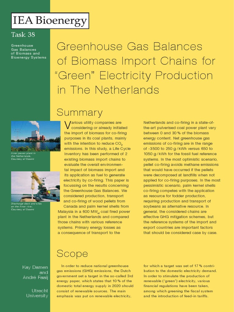 Netherlands Brochure PDF | Download Free PDF | Biomass | Coal