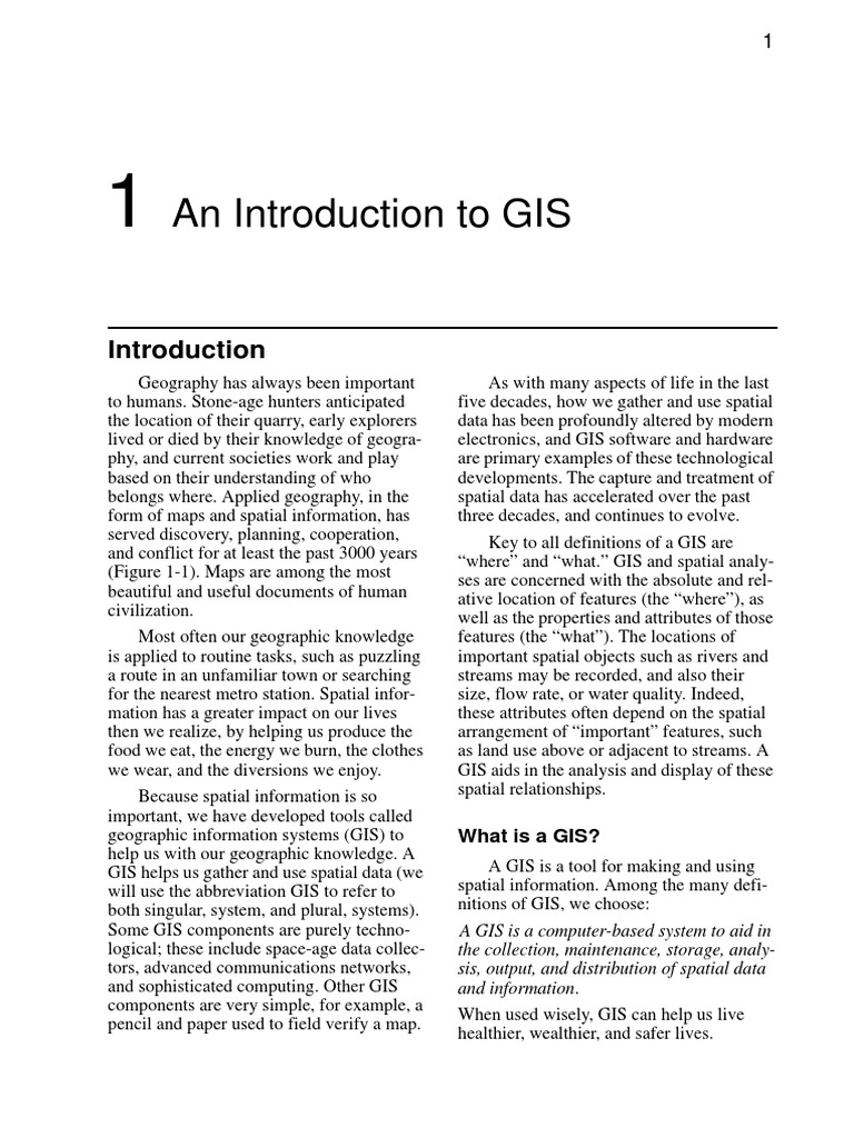 Introduction to Geographic Information Systems | PDF | Science ...