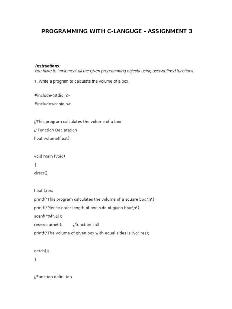 C Language Functionsrtf C Programming Language Software Engineering 