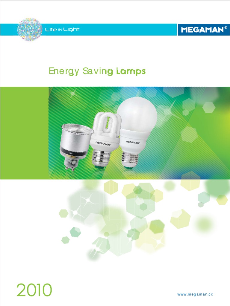MEGAMAN Energy Saving Lamps Collection PDF | PDF | Incandescent Light ...
