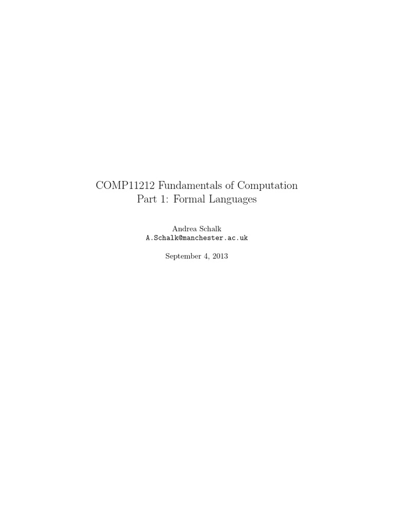 Formal Languages and Automata Course Overview | PDF | String (Computer Science) | Regular Expression