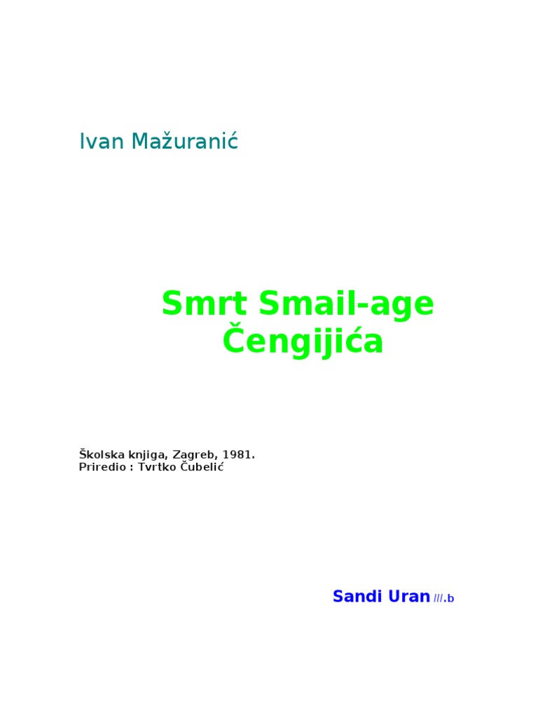 SMRT Smail Age Cengica | PDF