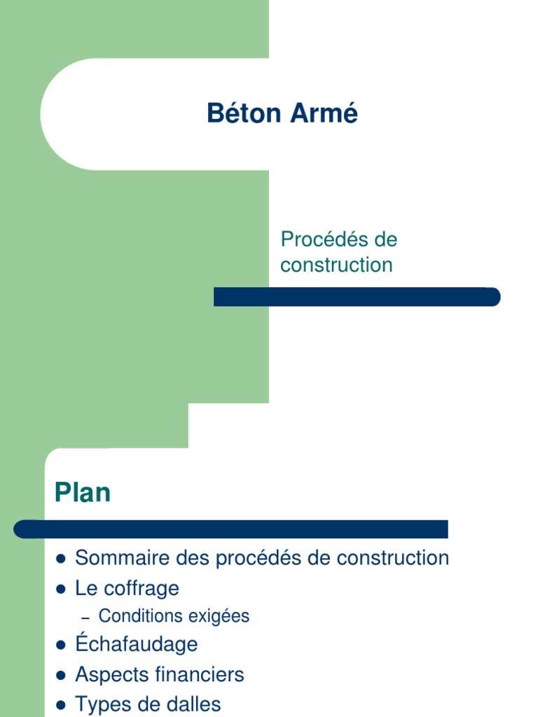 Procédés de Construction | PDF | Ingénierie civile | Matériaux de construction