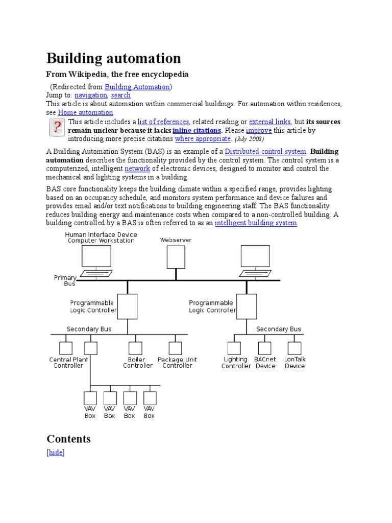 Building Automation | PDF | Building Automation | Programmable Logic ...