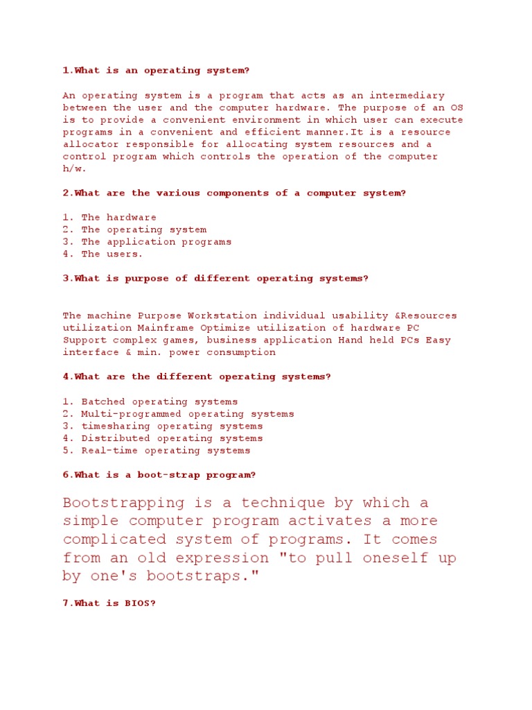 Viva | PDF | Thread (Computing) | Kernel (Operating System)