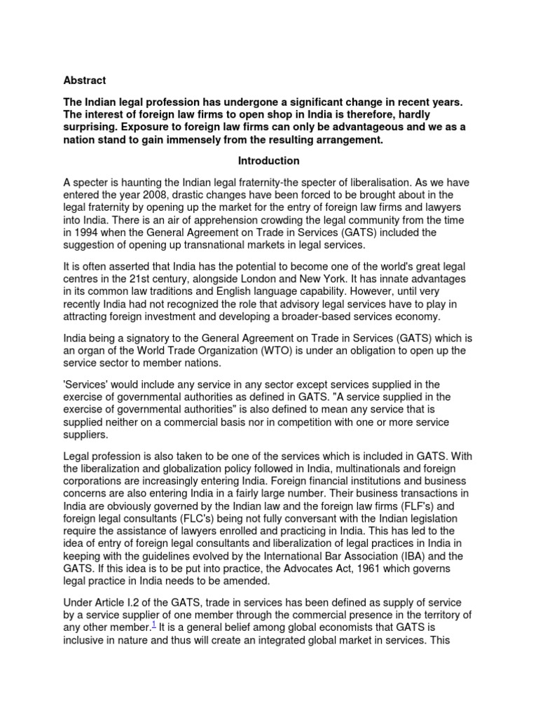 Abstract | PDF | Advocate | Lawyer