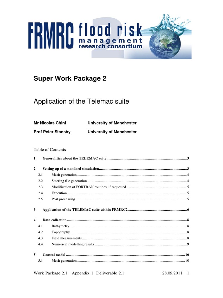 TELEMAC Code Instructions | PDF | Subroutine | Tide