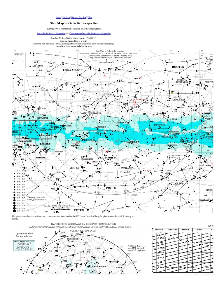 Star Map in Galactic Perspective.PDF | Milky Way | Galaxy