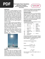 Wind Energy Math Calculations: Measuring The Swept Area of Your Wind ...