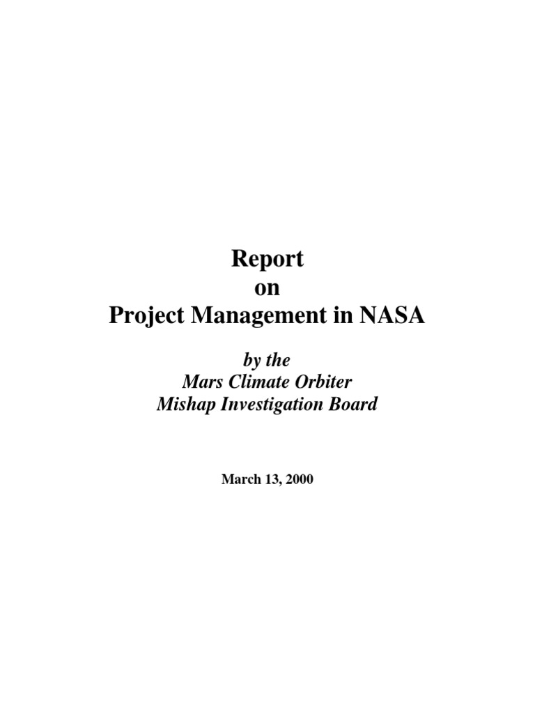 NASA Project Management Insights | PDF